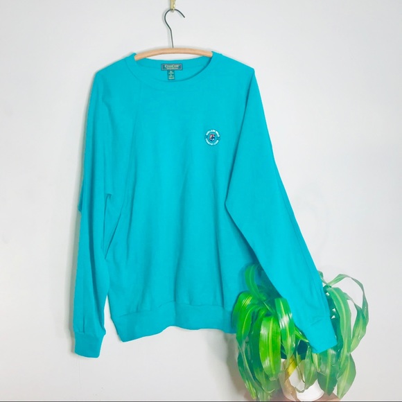 Vintage | Sweaters | Vintage Retro 9s Oversized Country Club Sweater ...